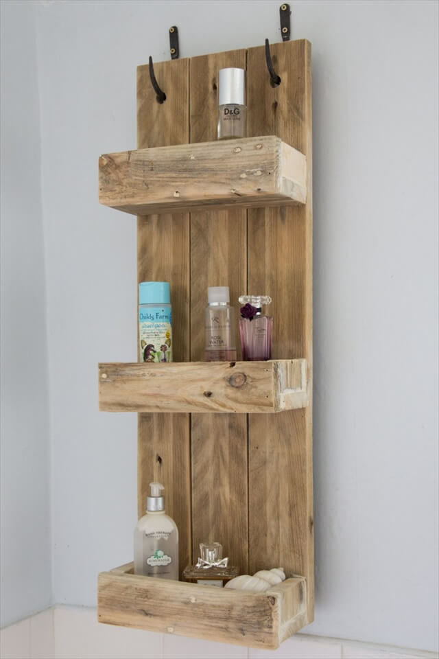 32 DIY Rustic Pallet Shelf Ideas | DIY to Make 32 DIY Rustic Pallet Shelf Ideas | DIY to Make