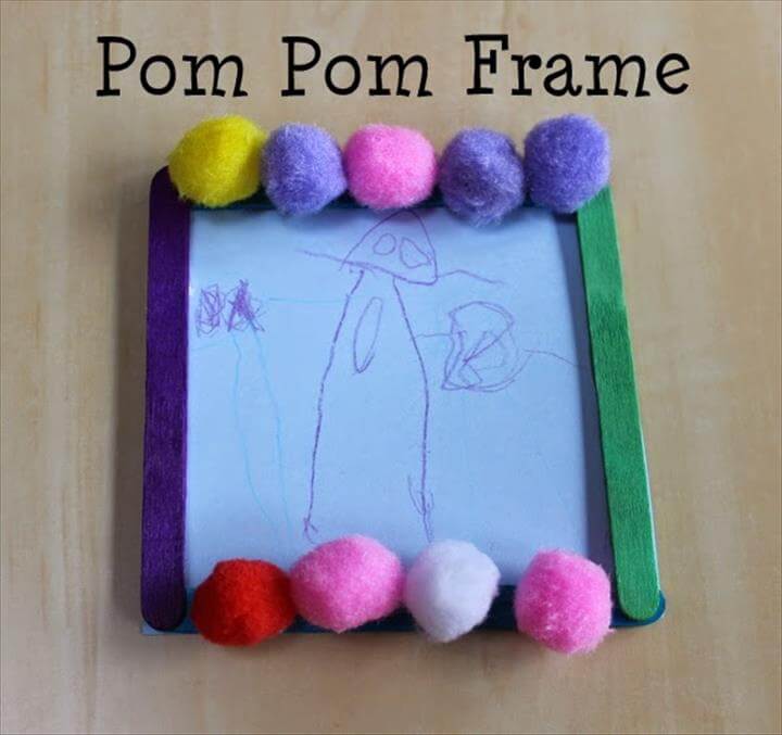 56 Easy To Make Craft Ideas With Pom Pom | DIY to Make