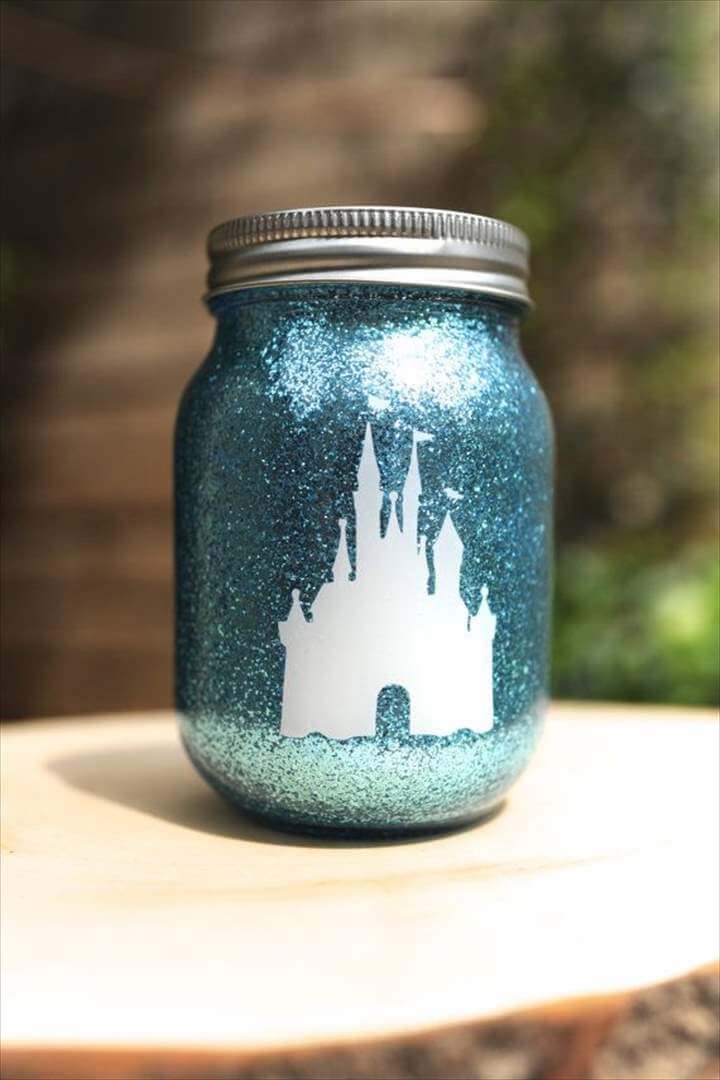 35 DIY Glitter Mason Jar Tutorial | DIY to Make