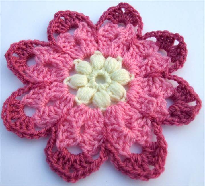 22 Easy Crochet Flowers For Beginners DIY To Make