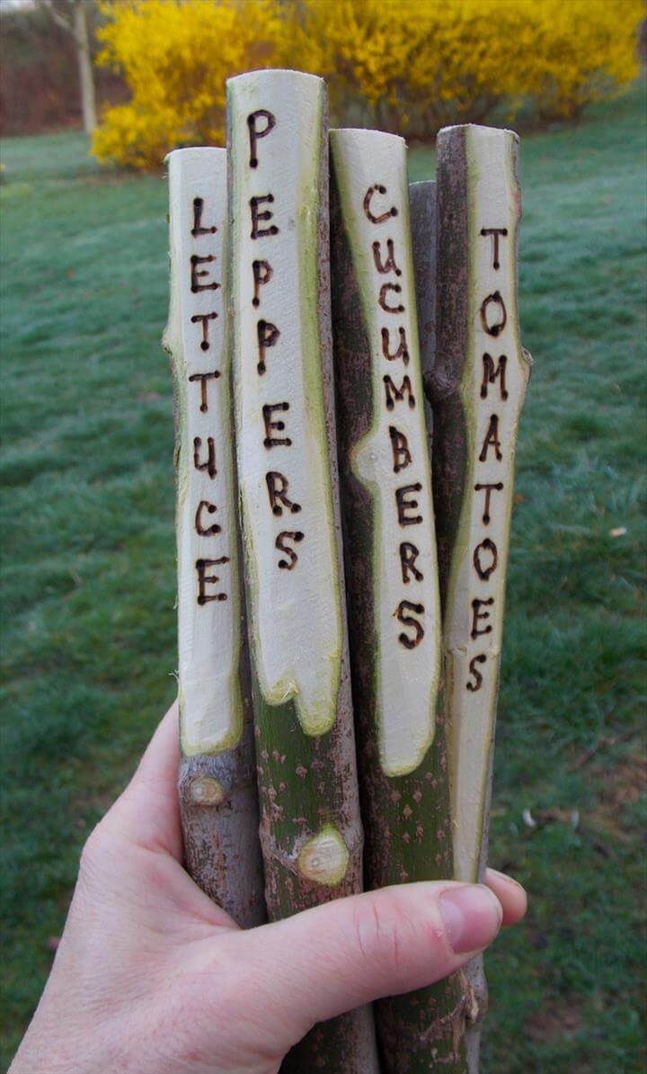 23 Gorgeous Easy To Make Plant Label Marker DIY To Make