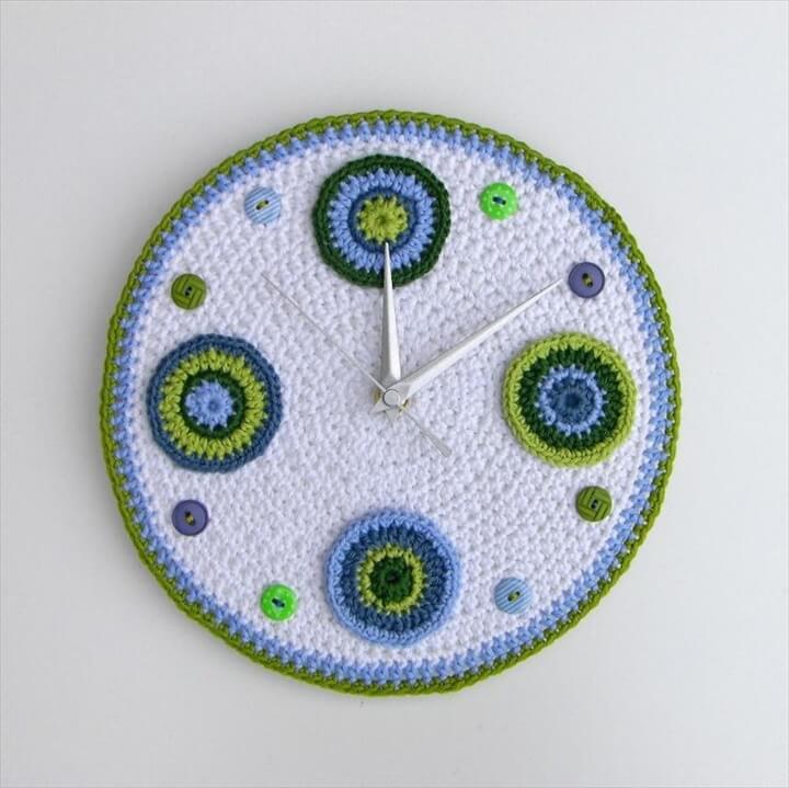 20 DIY Crochet Clock Pattern