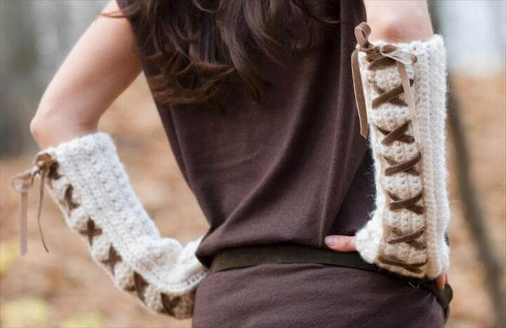 37 Awesome Basic Crochet Fingerless Armwarmers