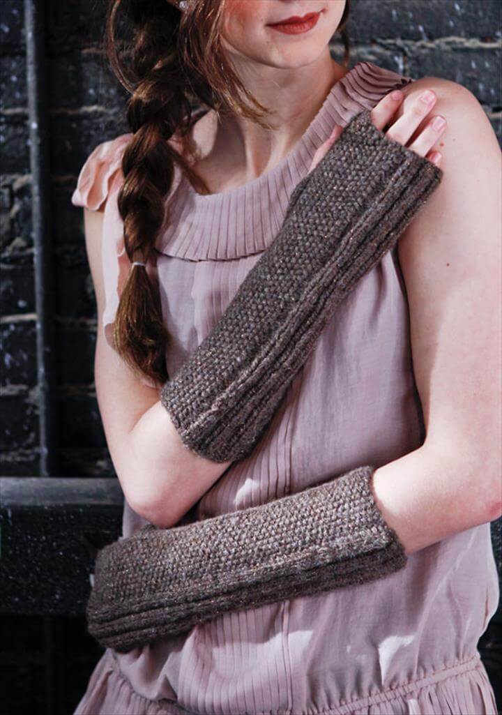 37 Awesome Basic Crochet Fingerless Armwarmers
