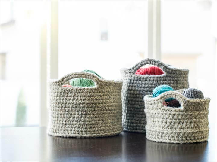 46 Free & Amazing Crochet Baskets For Storage | DIY to Make