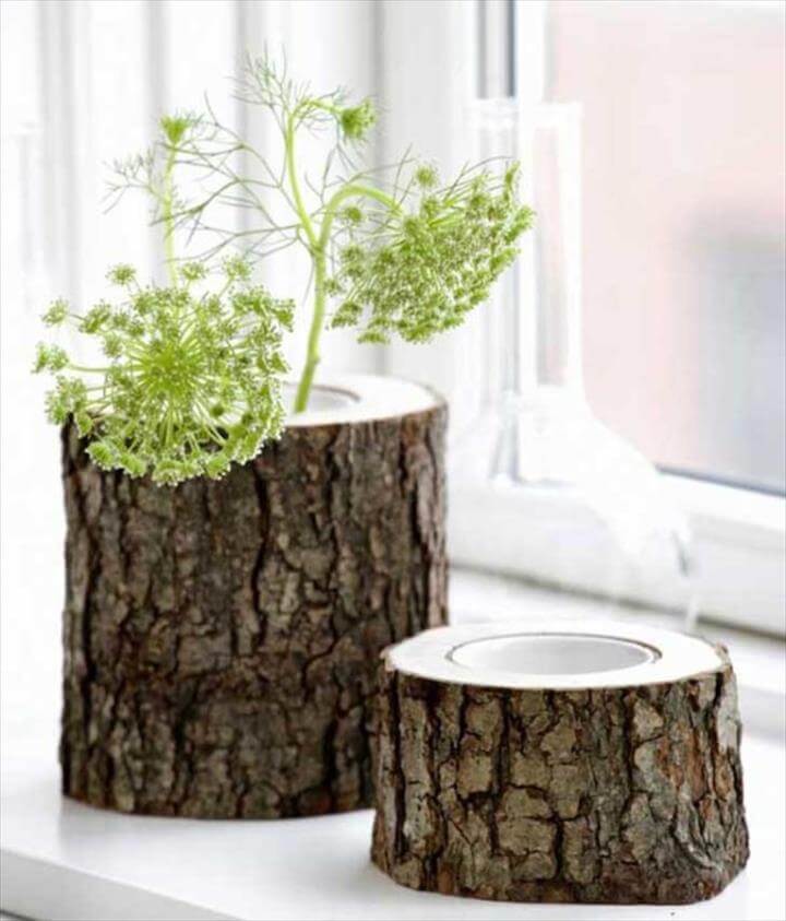 45 Amazing Ideas With Recycled Tree Trunks | DIY to Make