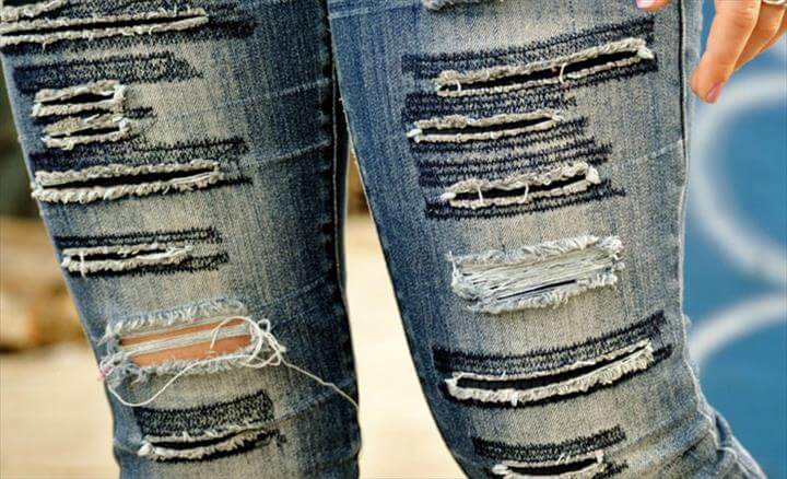 46 DIY Ways To Update Old Jeans This Summer | DIY to Make