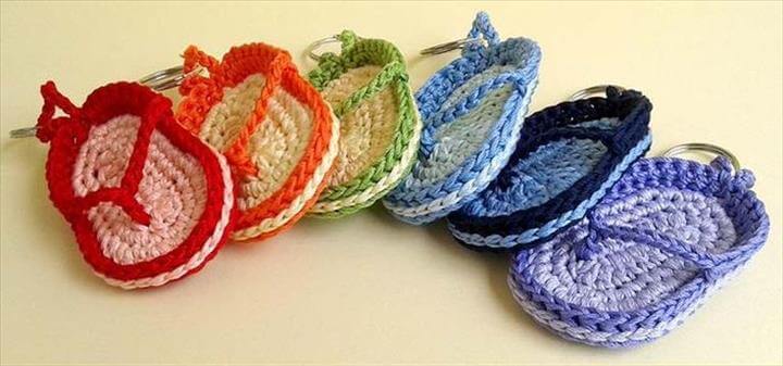 62 Easy Handmade Fun Crochet Pattern Keychains