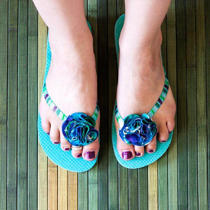 12 DIY Fun & Funky Flip Flops Ideas
