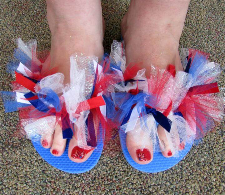 15 Easy DIY Stylish Flip Flop Ideas