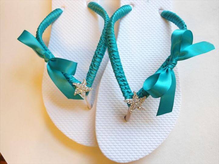 15 Easy DIY Stylish Flip Flop Ideas