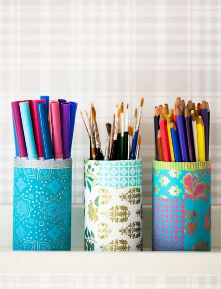 32 DIY Pencil Holder Best Craft Ideas DIY To Make 32-diy-pencil-holder-best-craft-ideas-diy-to-make
