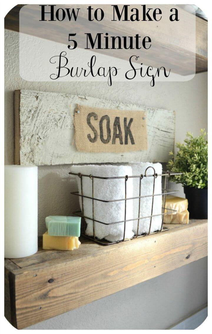 50 Things To Do With Burlap – DIY to Make