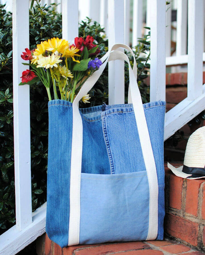 35 Unique Ideas to Recycle Old Jeans | Demin Crafts for 2021