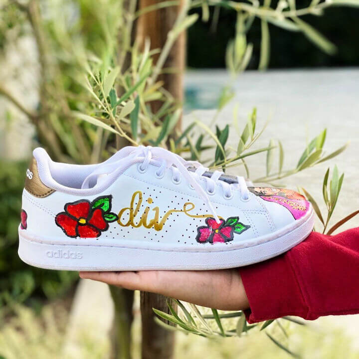 28 Unique DIY Shoe Designs | Shoe Painting Ideas {2021}