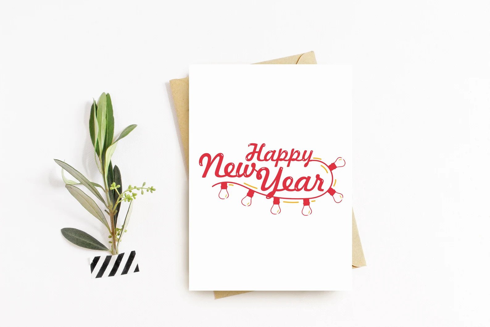 How to Make a New Year Card Using Online HD Graphics